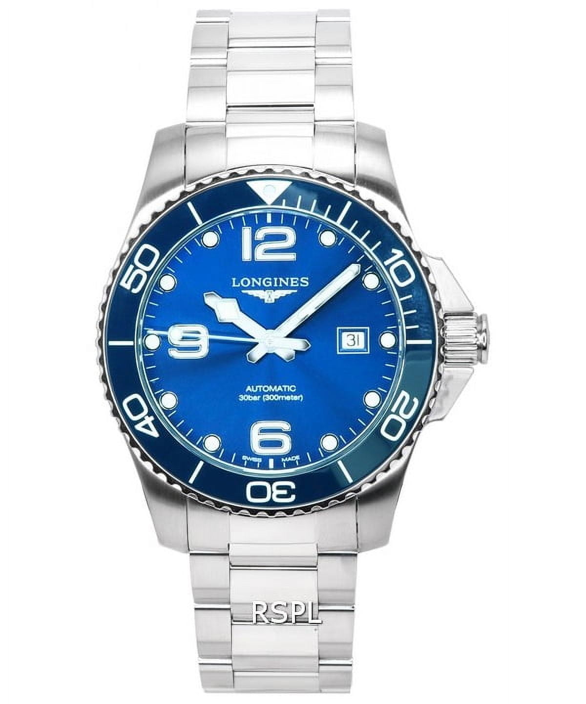 Longines HydroConquest Sunray Blue With Super-LumiNova Dial Automatic ...