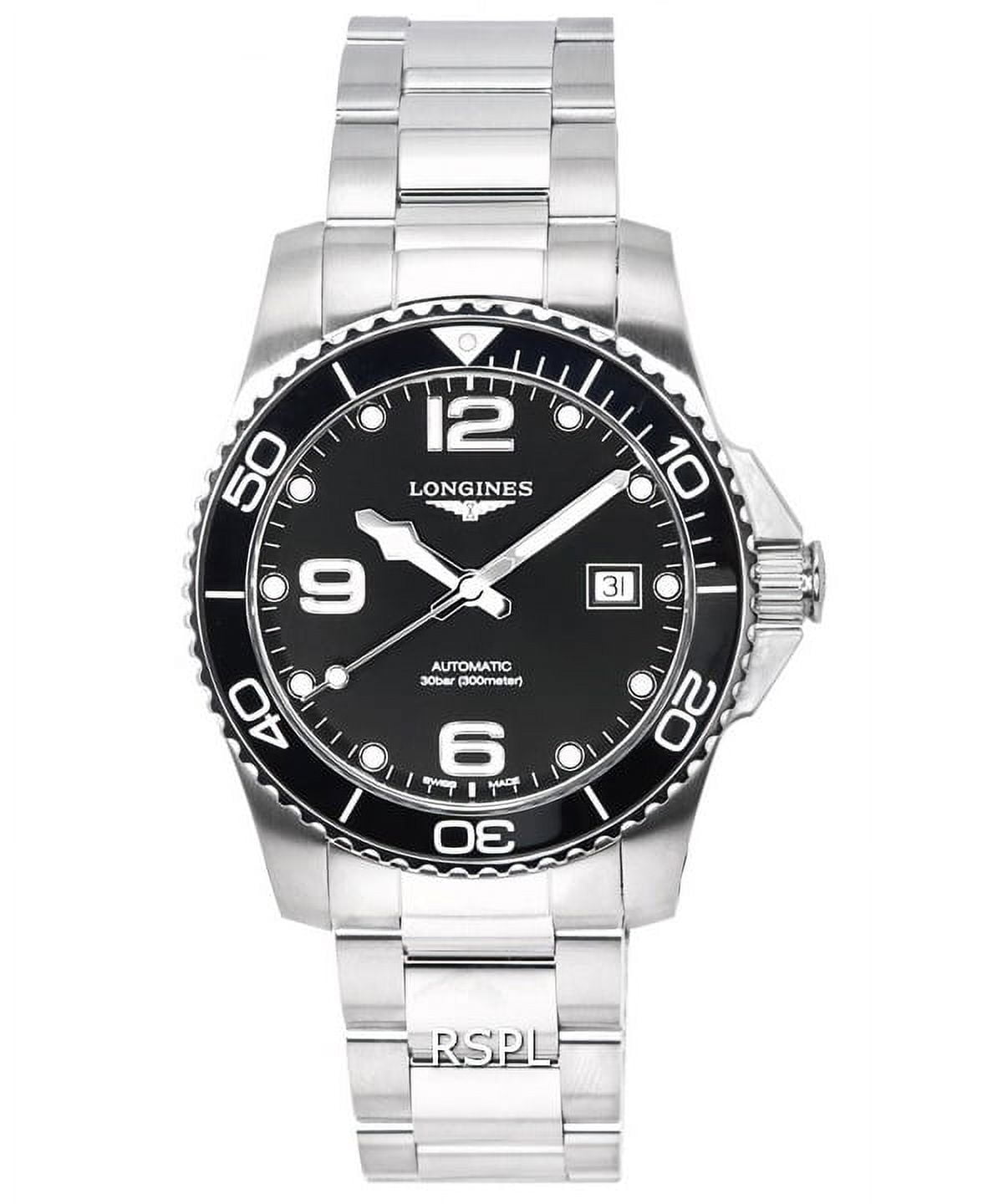 Longines Men's Hydroconquest Automatic Watch L37814566, Stainless Steel ...