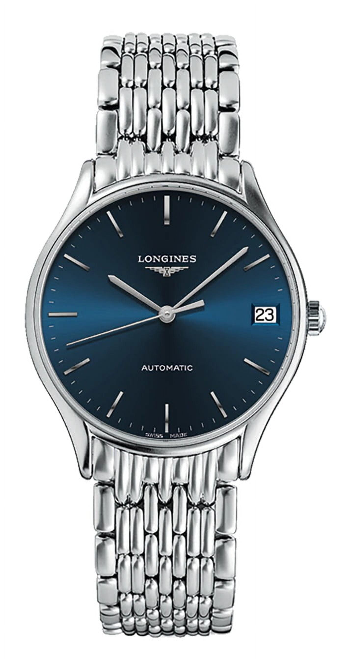 Longines Lyre Automatic 35mm Blue Dial Steel Unisex Watch L4.860.4.92.6 ...