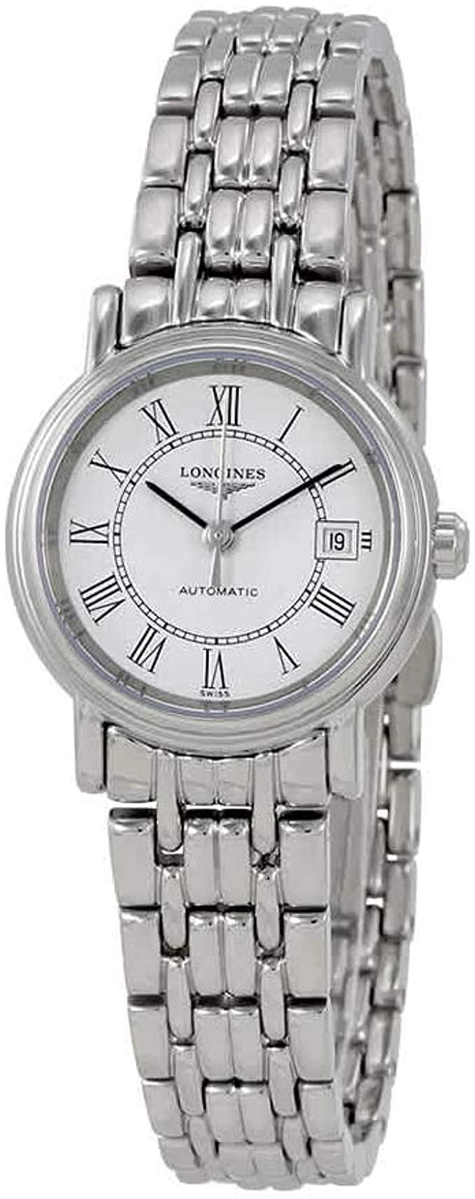 Longines Presence L43214116 Silver Steel Bracelet & Case Synthetic ...