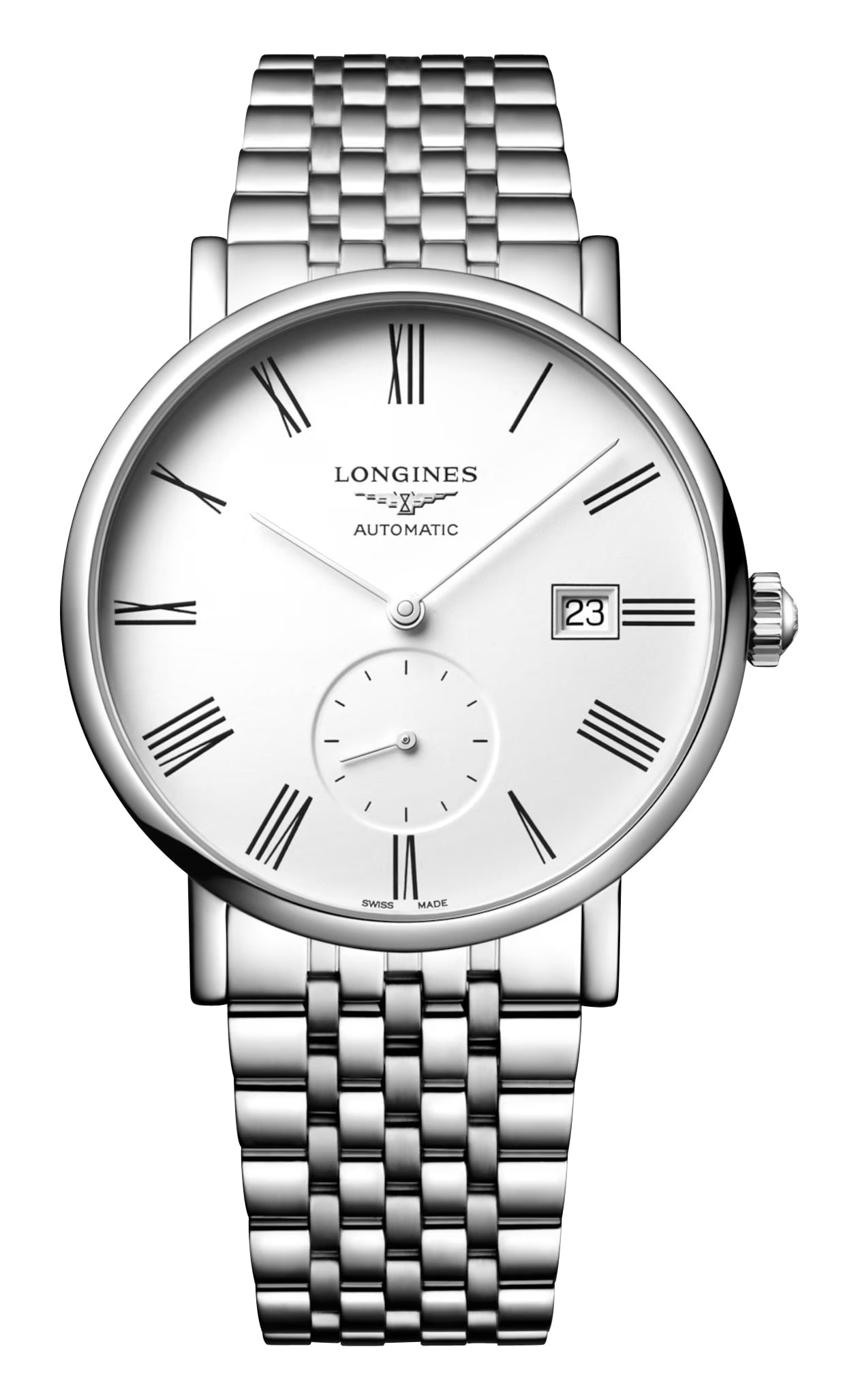 Longines The Longines Elegant Collection Automatic White Dial Stainless ...