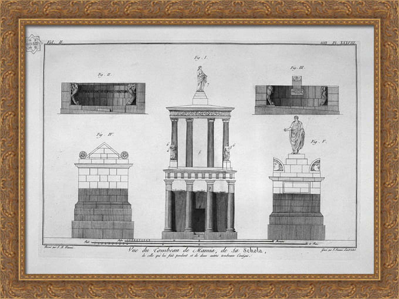 Longitudinal section of the staircase leading to the tomb aforesaid ...