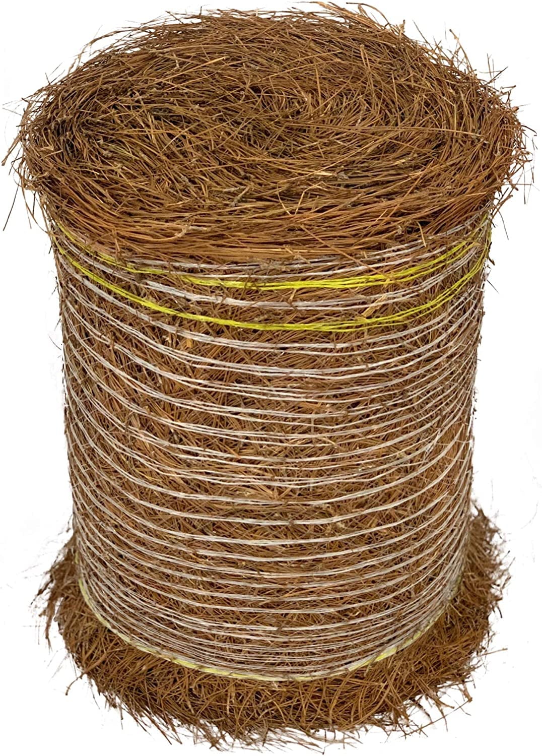 Longleaf Pine Straw Roll for Landscaping - Non-Colored - Covers Up to ...
