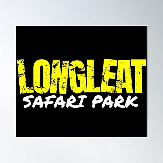 Longleat Safari Park Poster Wall Art, Modern Wall Decor For Living Room ...
