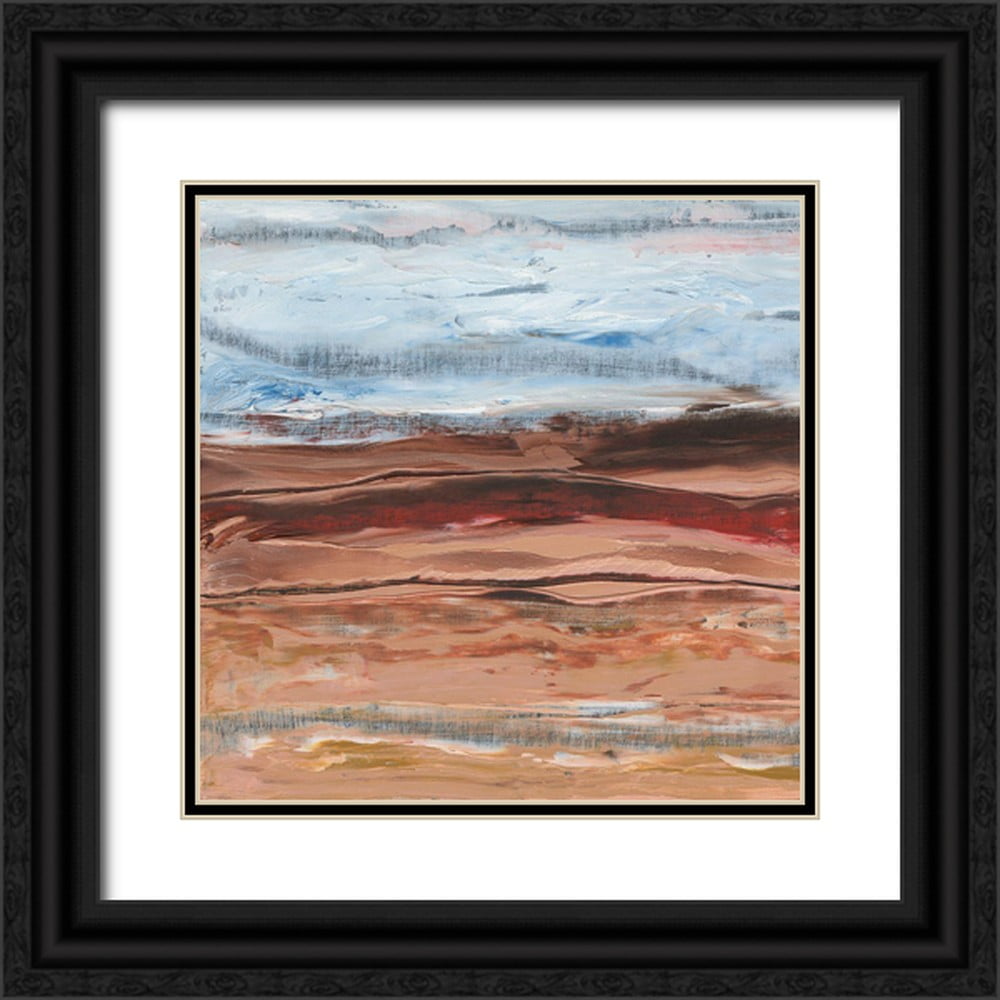 Longley, Alicia 15x15 Black Ornate Wood Framed with Double Matting ...