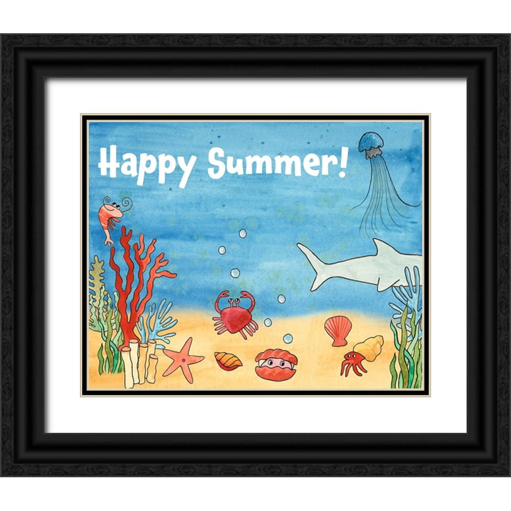 Longley, Alicia 18x15 Black Ornate Wood Framed with Double Matting ...