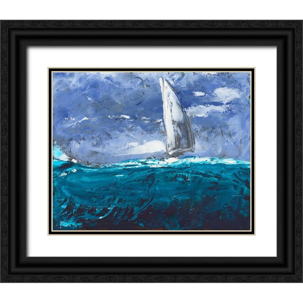 Longley, Alicia 18x15 Black Ornate Wood Framed with Double Matting ...