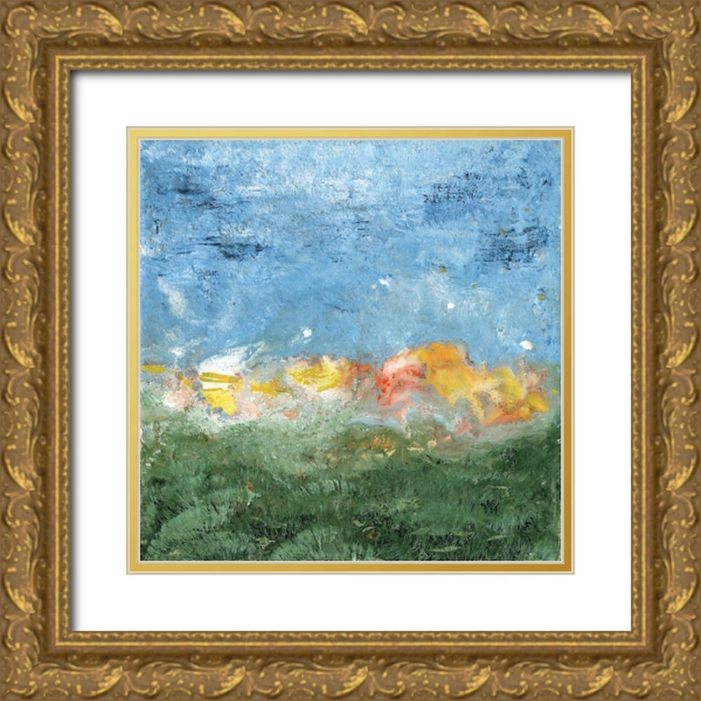 Longley, Alicia 20x20 Gold Ornate Wood Framed with Double Matting ...