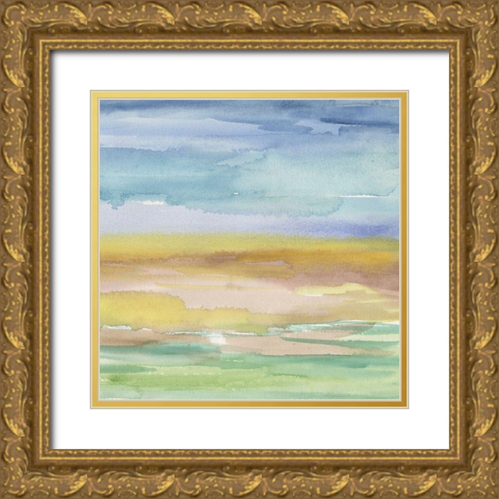Longley, Alicia 20x20 Gold Ornate Wood Framed with Double Matting ...