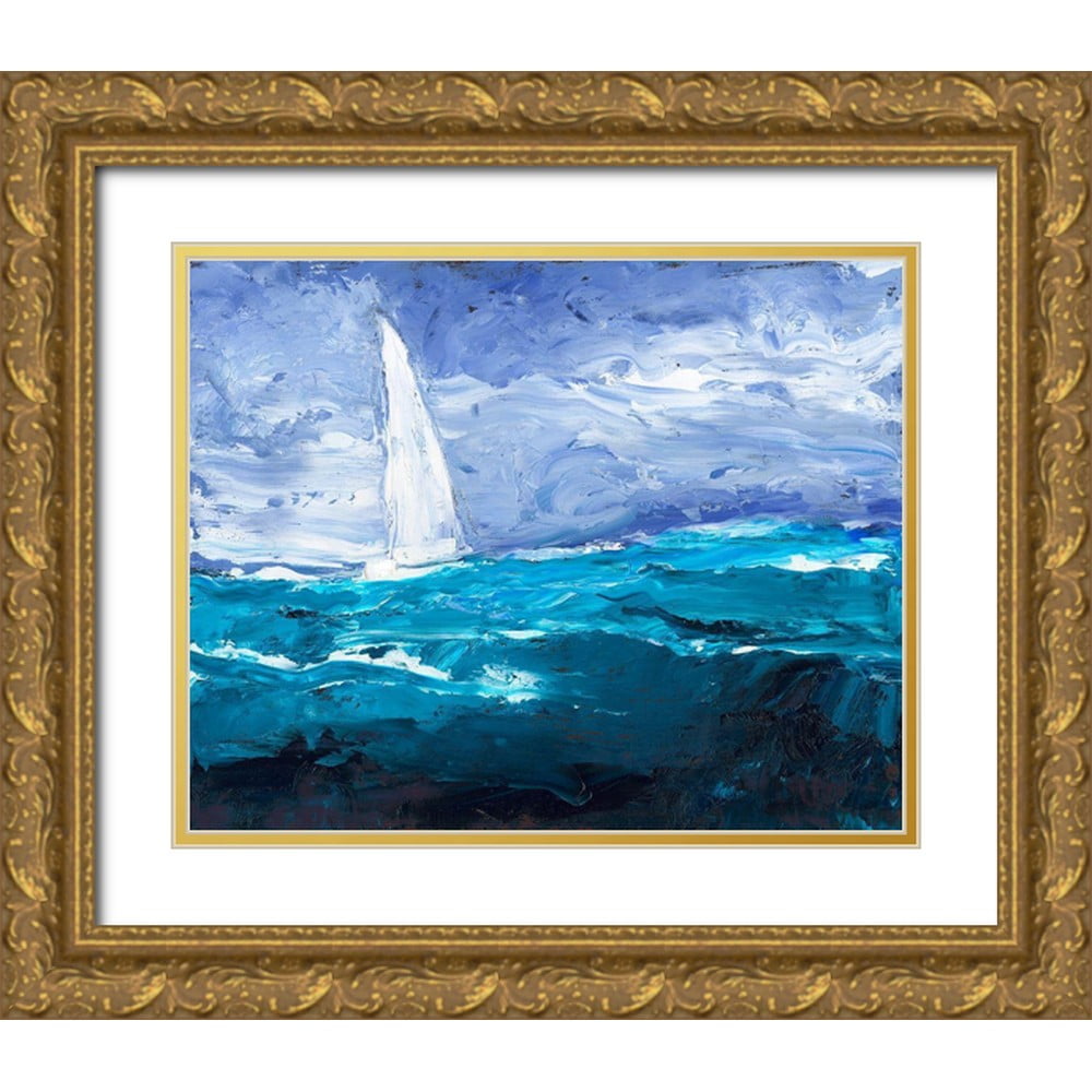 Longley, Alicia 24x20 Gold Ornate Wood Framed with Double Matting ...