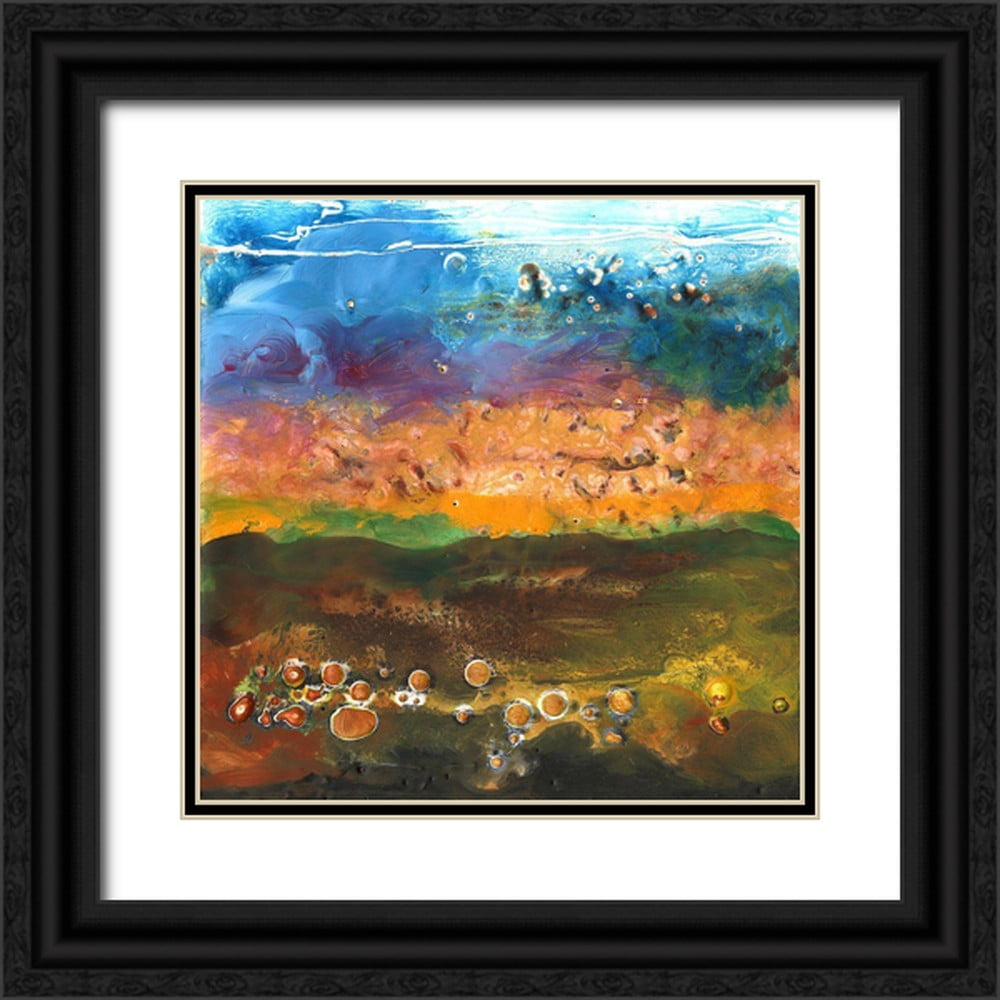 Longley, Alicia 26x26 Black Ornate Wood Framed with Double Matting ...