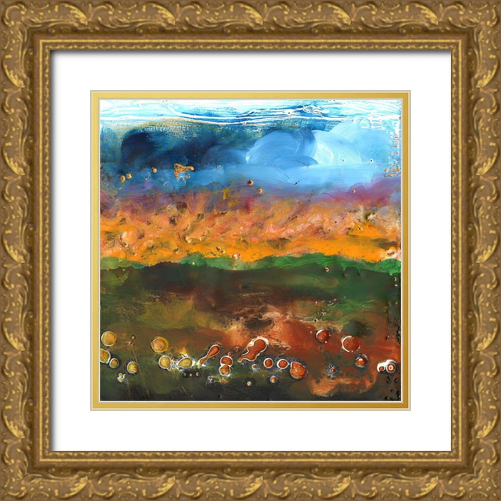 Longley, Alicia 26x26 Gold Ornate Wood Framed with Double Matting ...