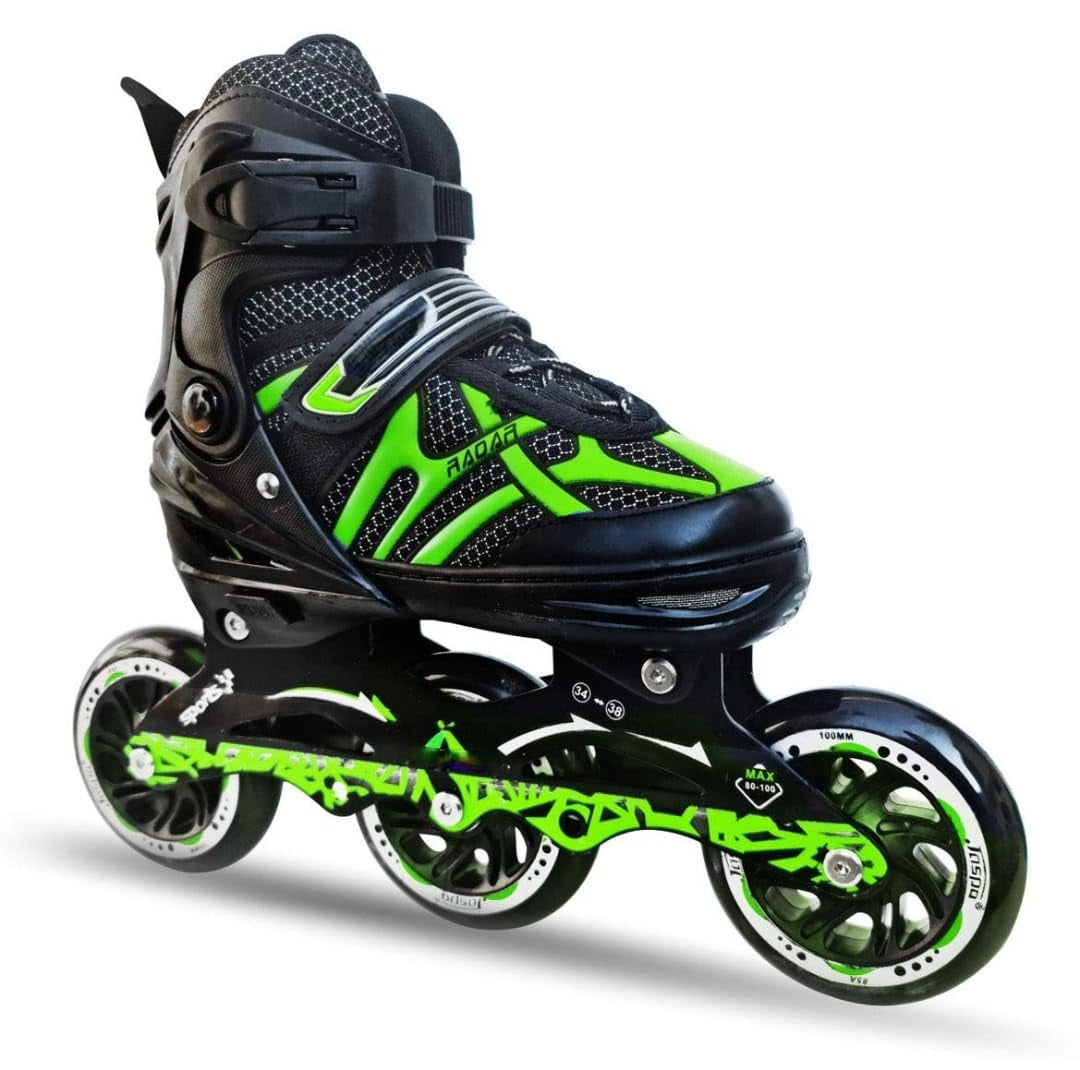 Longmire Inline Skates Size Adjustable All Pure Pu Strong Wheels ...