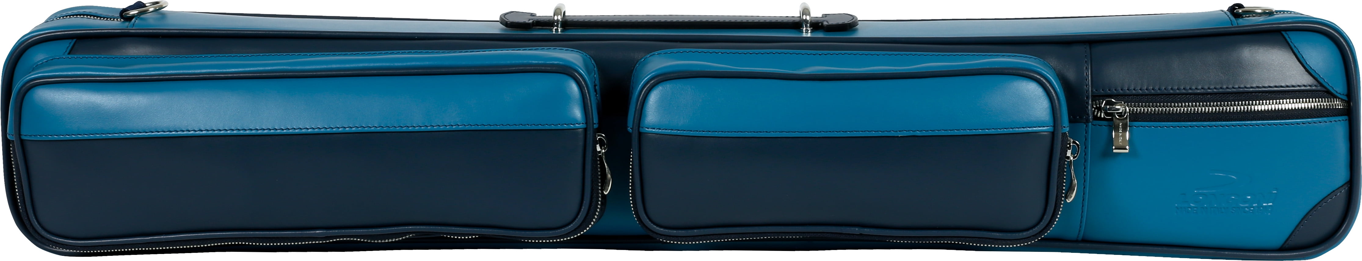 Longoni Giotto Lago Luxury Leather Pool Carom Billiard Soft Cue Case 4 ...