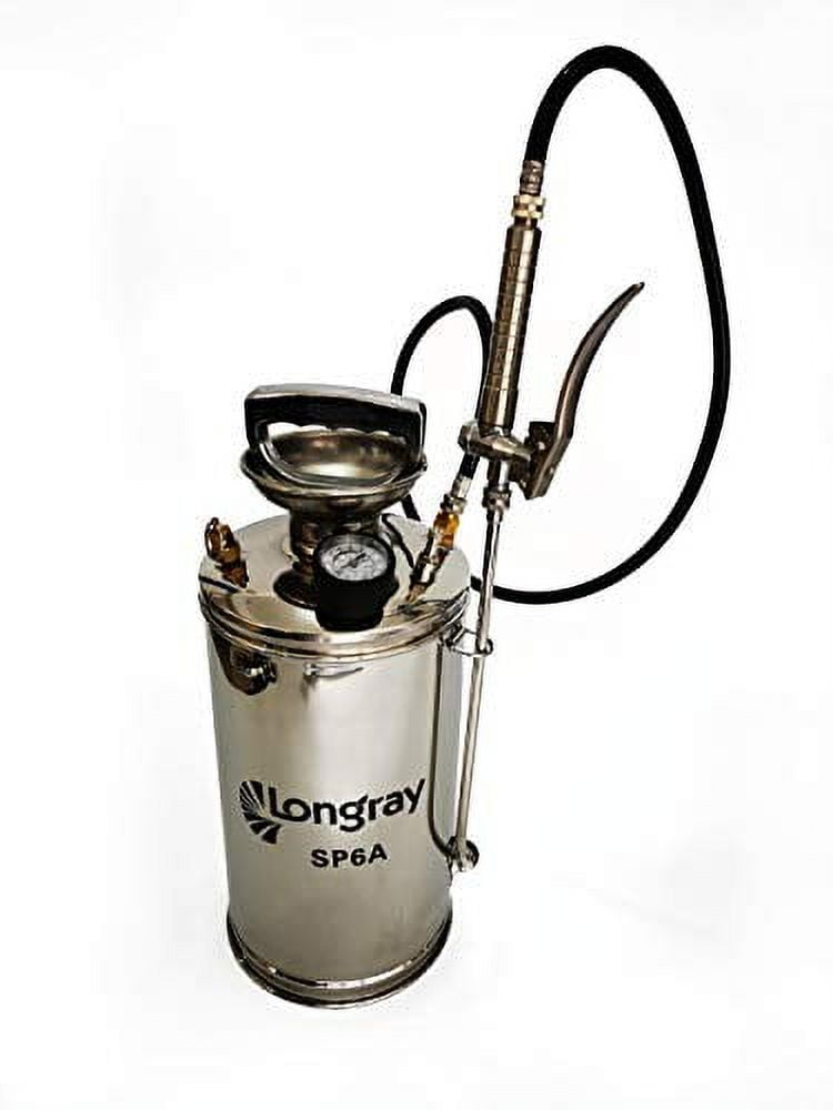 Longray Stainless Steel Hand-Pumped Sprayer (1.5-Gallon) - Walmart.com