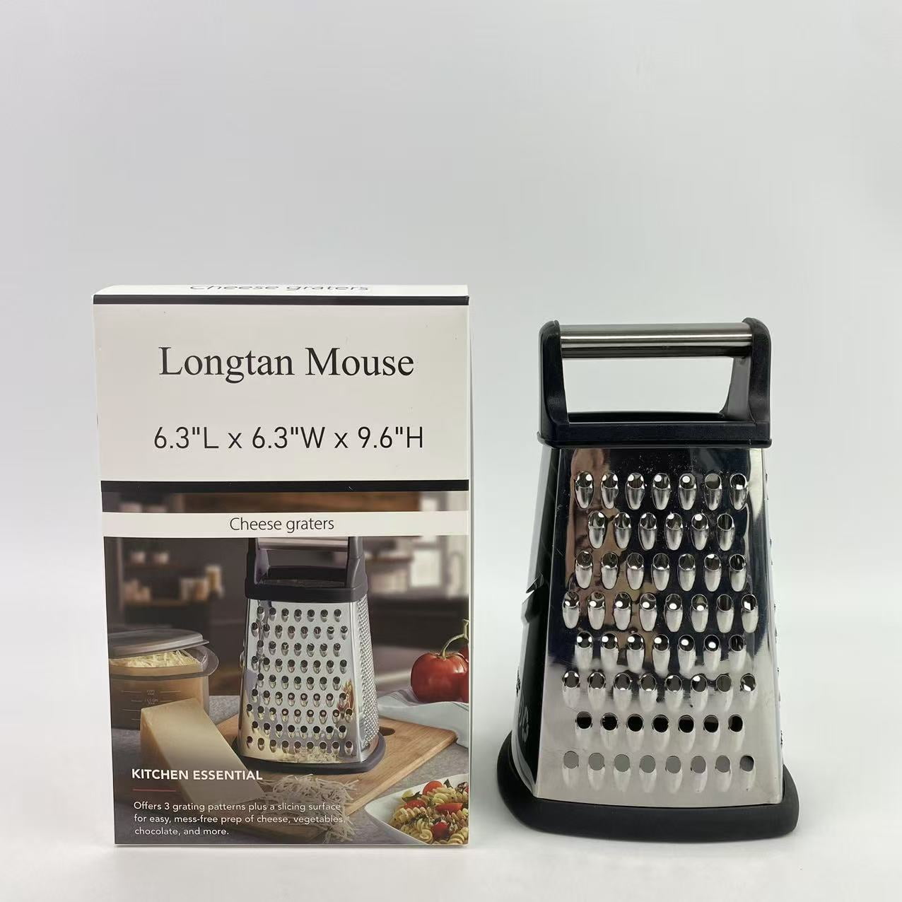 Longtan Mouse Cheese graters, Medium and Coarse Grate, and Slicing ...