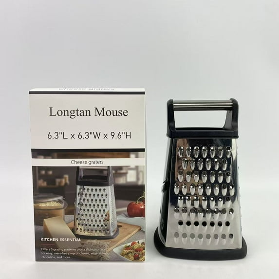 Longtan Mouse Cheese graters, Medium and Coarse Grate, and Slicing ...
