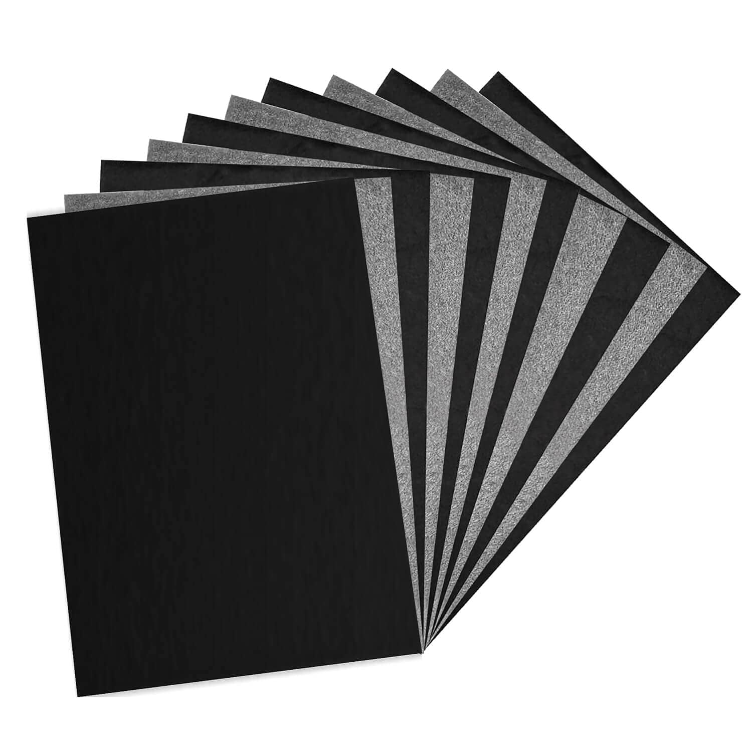 Longtereen 100 Sheets Carbon MMF7 Paper, Black Graphite Paper for ...