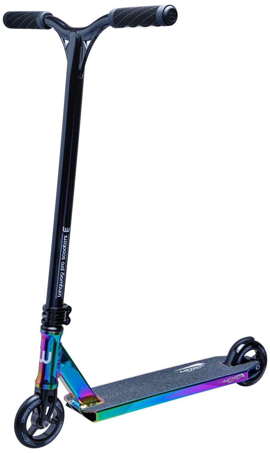 Longway Metro Shift Freestyle Stunt Scooter - Black/NeoChrome - Walmart.com