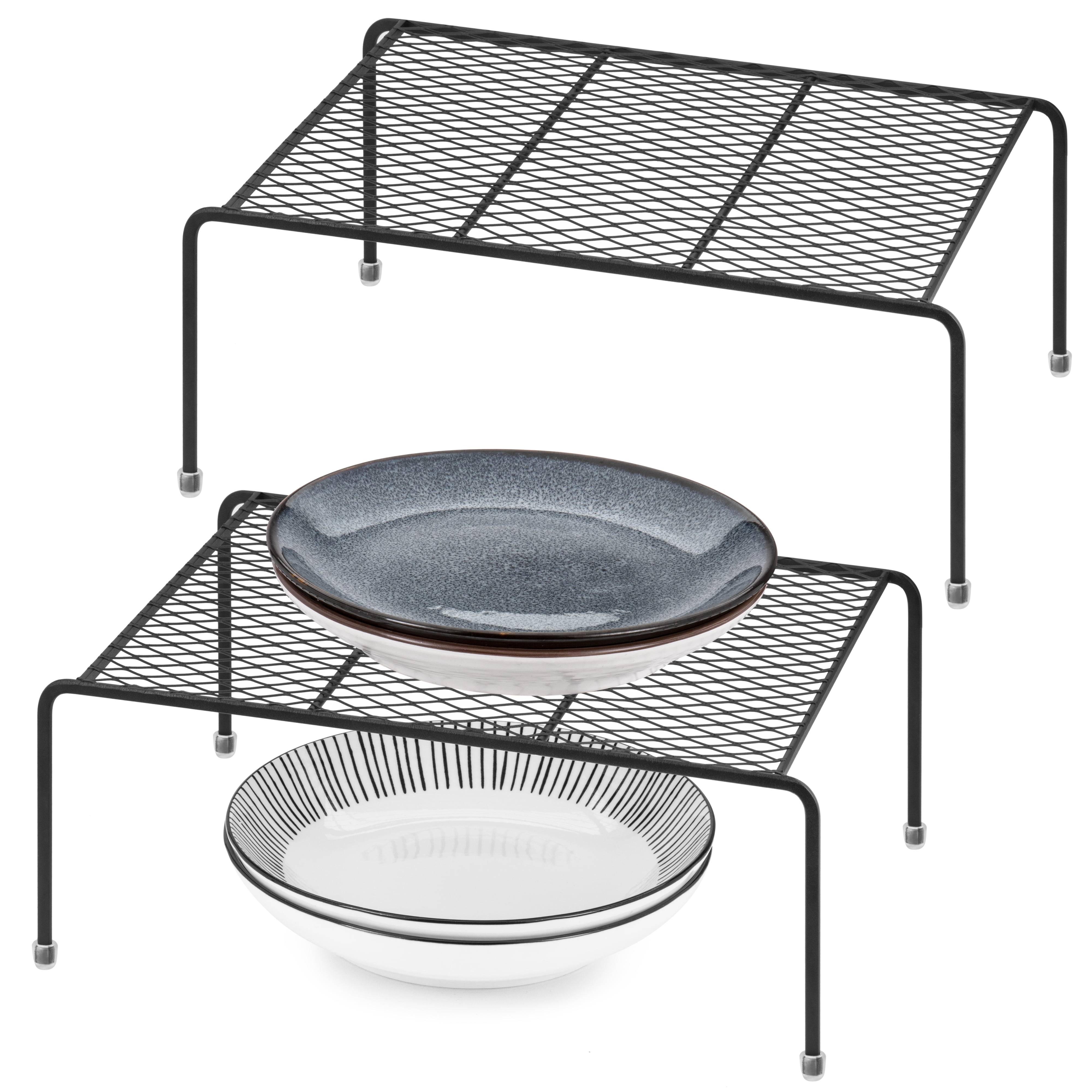 ROFAY Kitchen Countertop Organizer, Cabinet Storage Shelf, 12.6" Metal ...