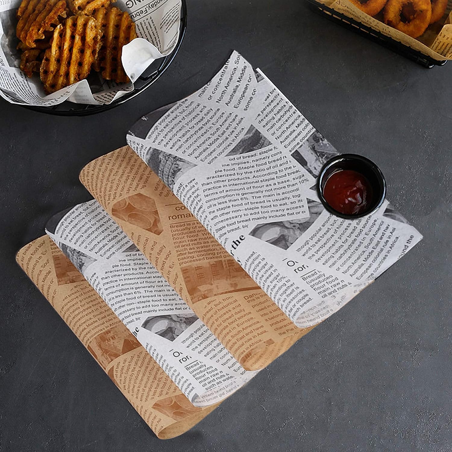 Lonimia Parchment Paper Sheets 100 Sheets Wax Paper for Baking ...