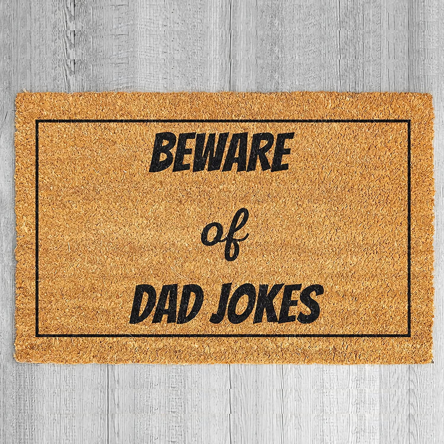 Lonkogqi Funny Welcome Doormat Beware of Dad Jokes Doormat Funny Mat ...