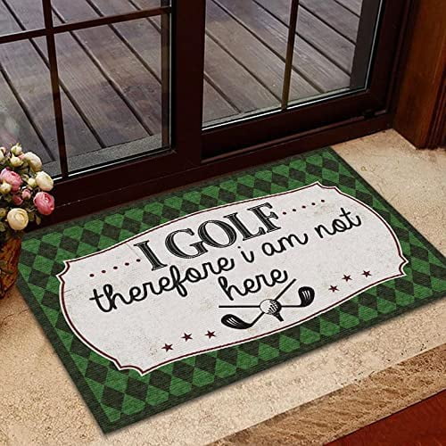 Lonkogqi Welcome Door Mats Golf I Am Not Indoor Doormat Warm House Gift ...