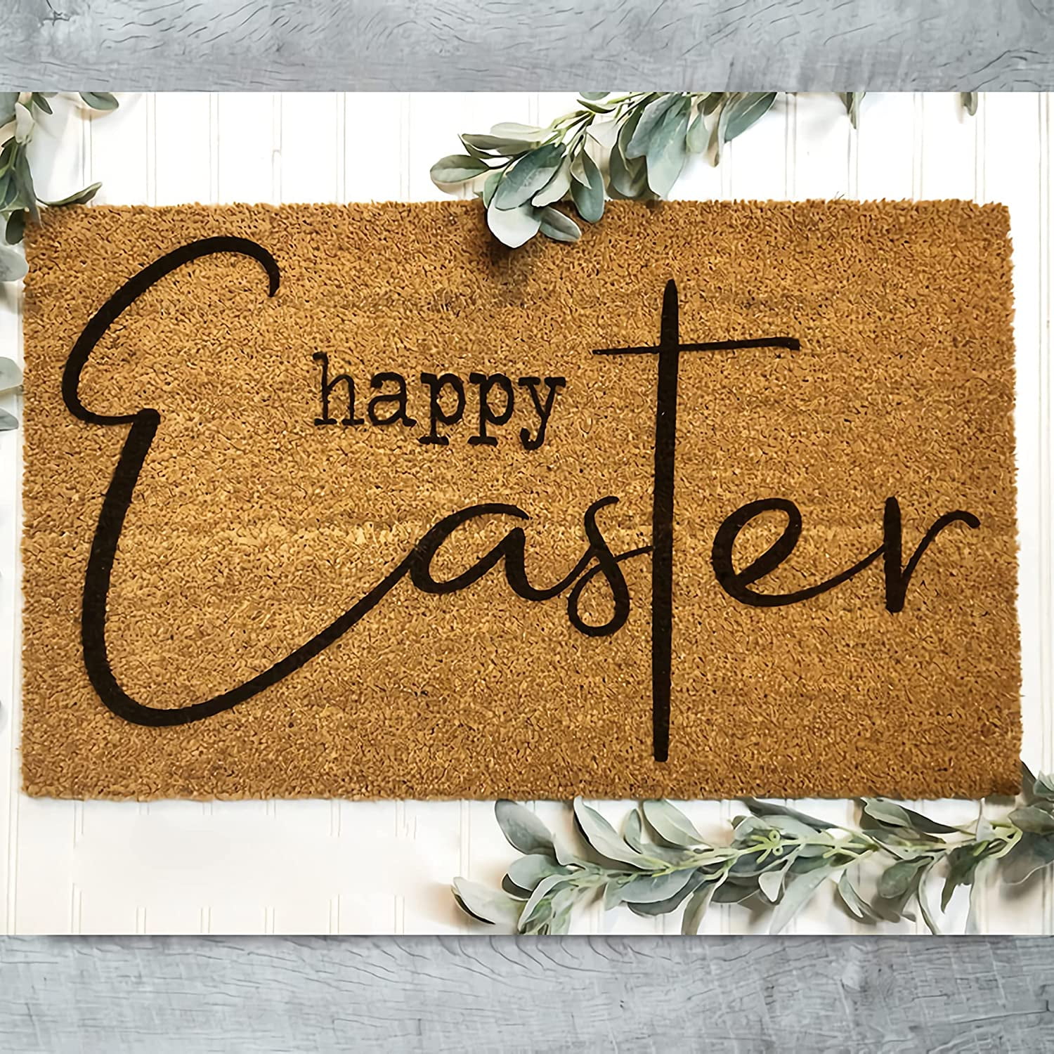 Lonkogqi Welcome Door Mats Happy Easter Doormat Easter Doormat Home ...