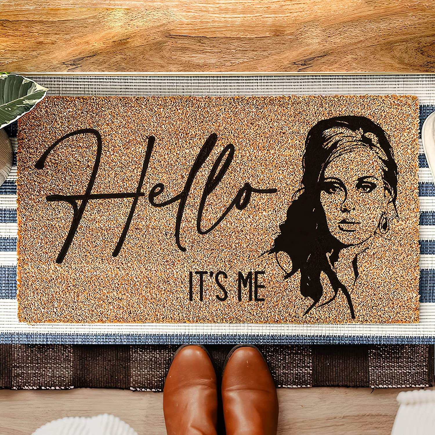 Lonkogqi Welcome Door Mats Hello It'S Me Adele Doormat Adele Hello ...