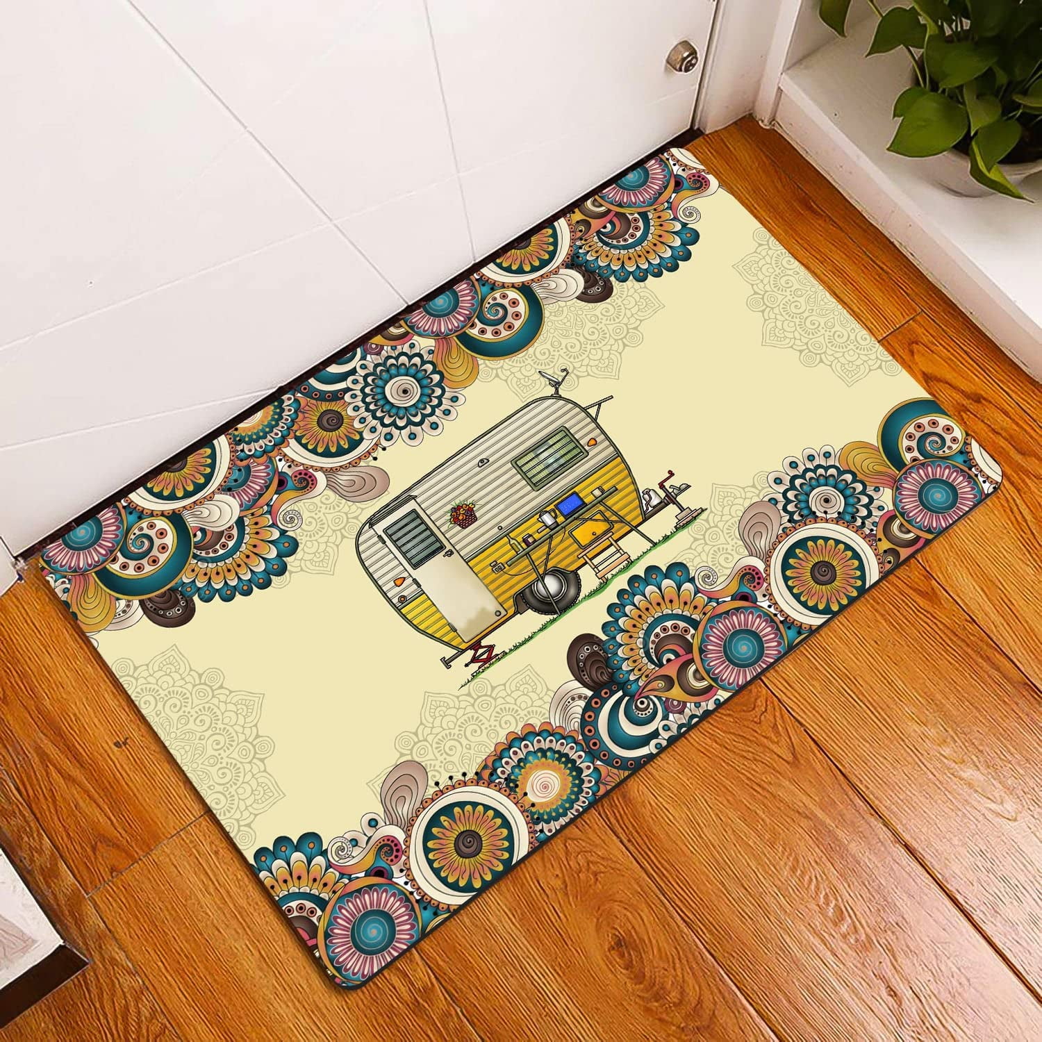 Lonkogqi Welcome Door Mats Madala Camping Indoor Doormat Welcome Mat ...