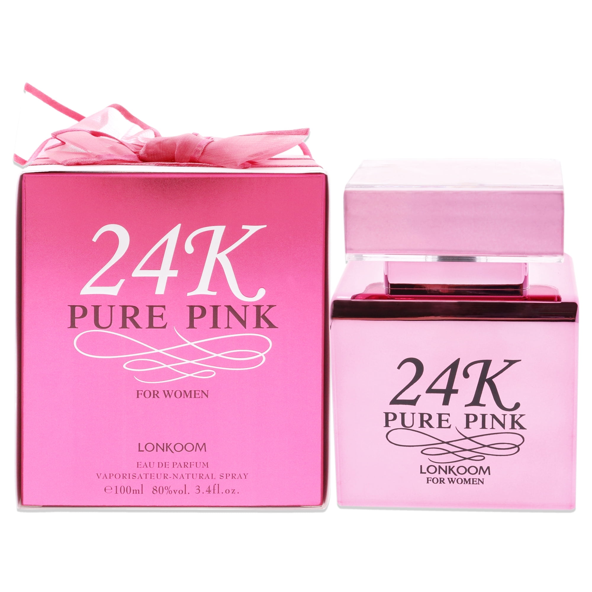 Lonkoom 24K Pure Pink, Perfume for Women, 3.4 oz EDP Spray - Walmart.com
