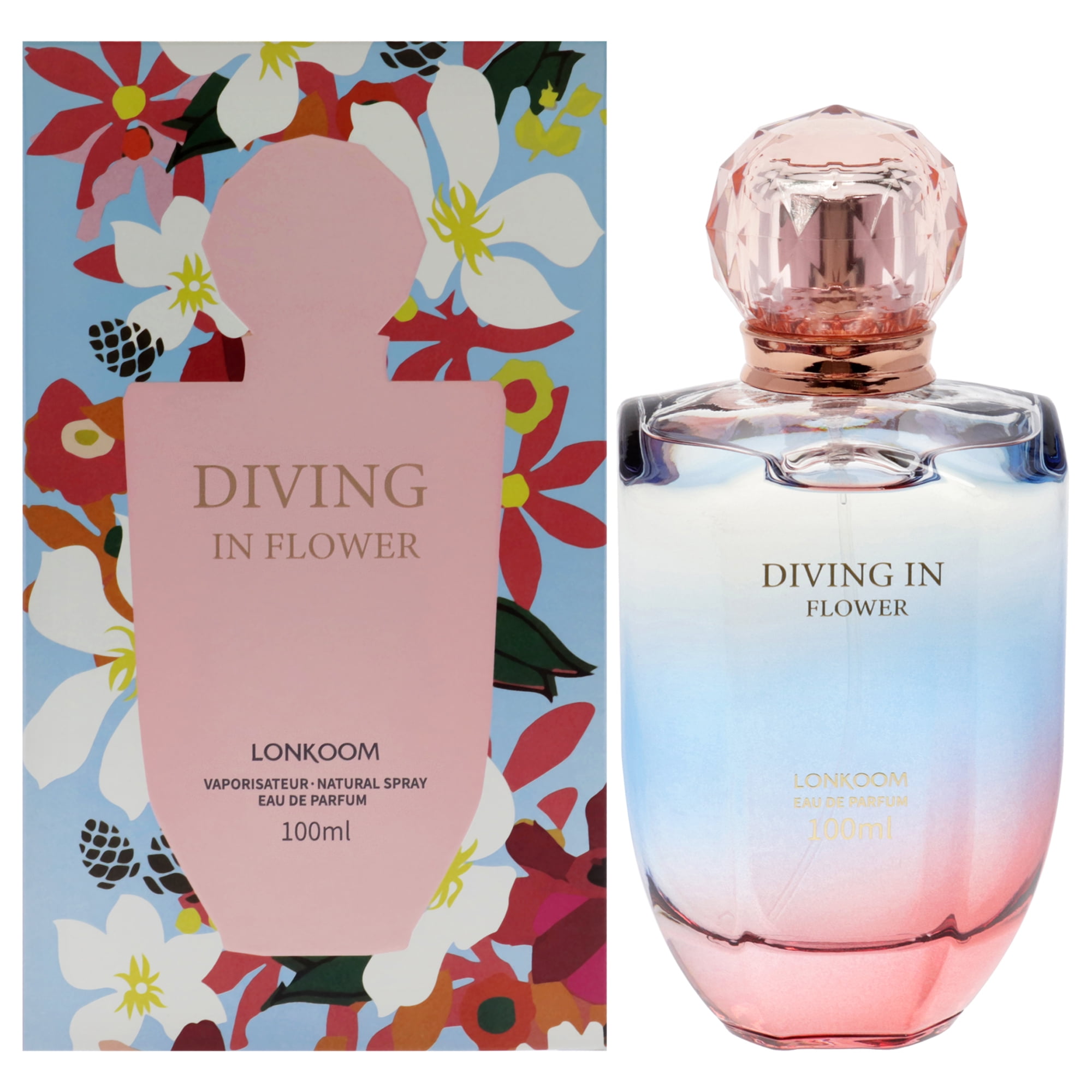 Lonkoom Diving In Flower , 3.4 oz EDP Spray - Walmart.com