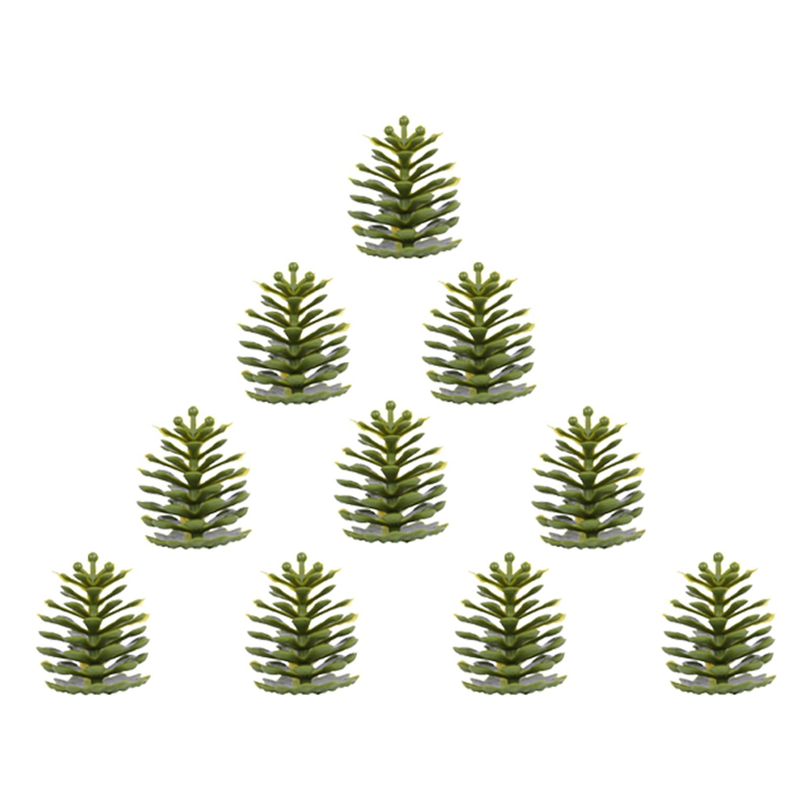 Lonshell Simulated Pinecone - 10Pcs Set Unpotted Simulated Pinecone ...
