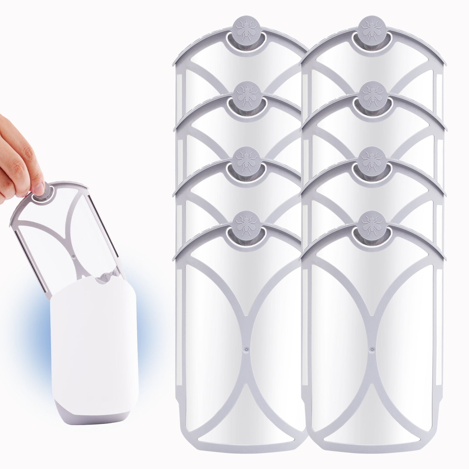 Lonyeon Flying Insect Trap Refill Cartridges Compatible with ZEVO M364 and Max, Indoor Use ...