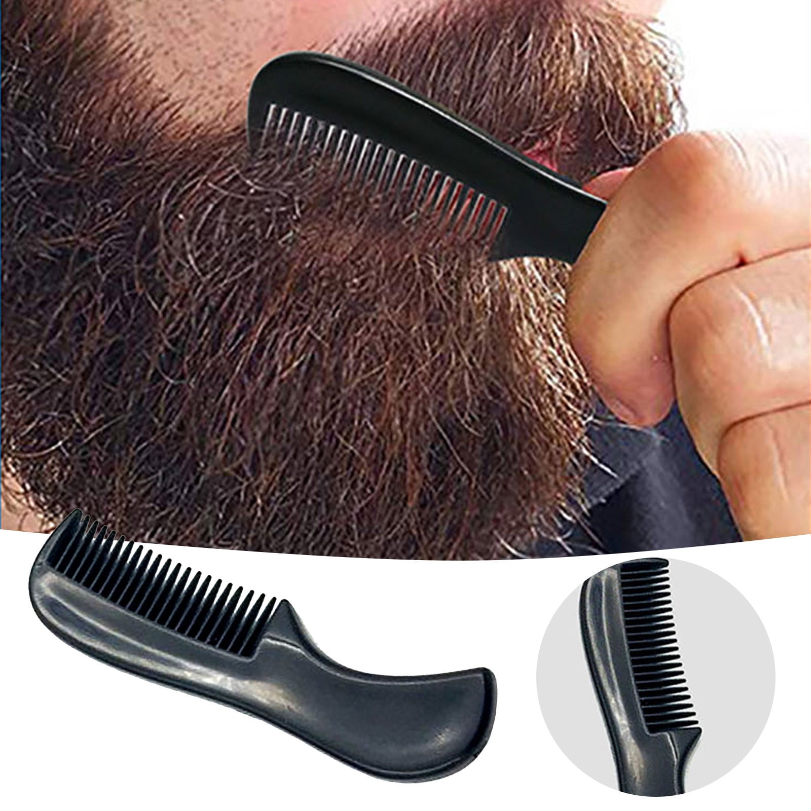 Lonzony 10 Pcs Pocket Comb for Hair Beards Mustaches Wallet Beard Comb ...