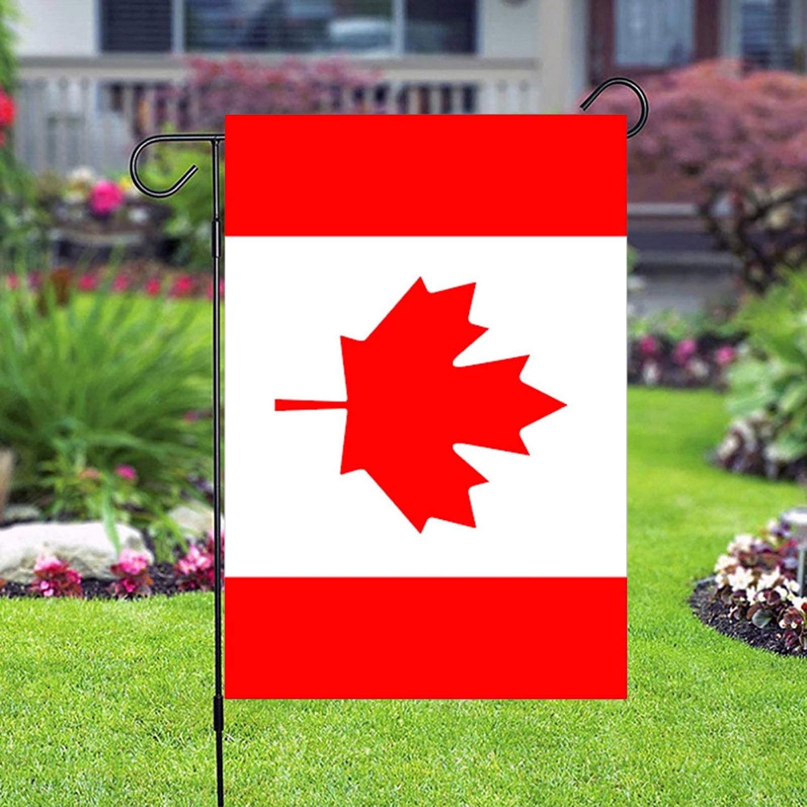 Lonzony Canada Flag Canadian Garden Flags Anniversary Celebration ...