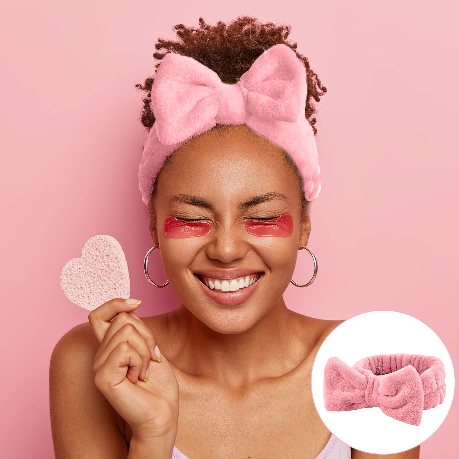 Lonzony Spa Headband for Washing Face Women Facial Makeup Hair Band ...