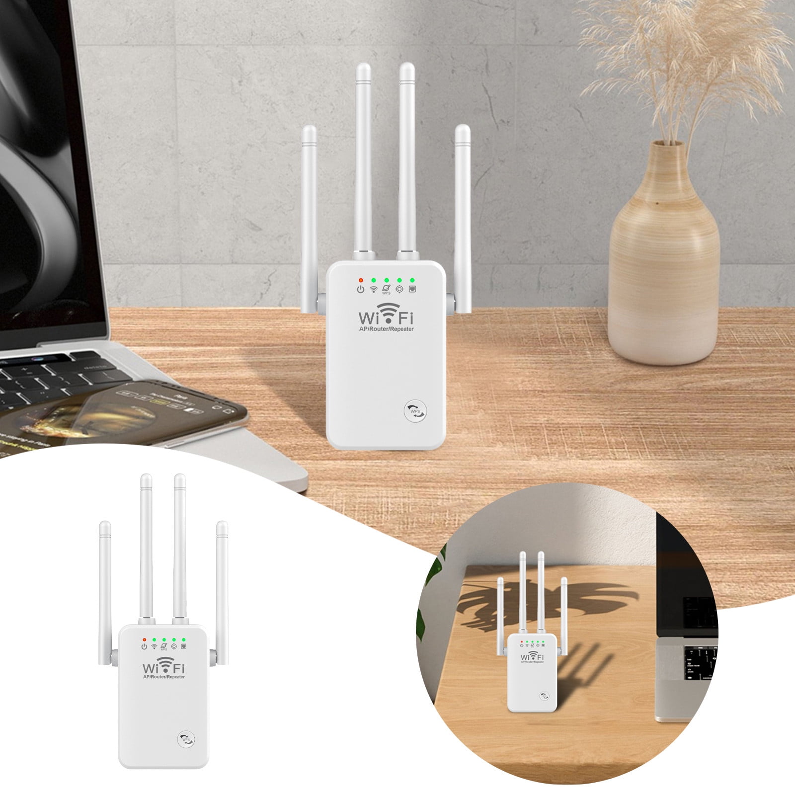 Lonzony WiFi Extender Signal Booster WiFi Repeater WiFi Range Extender ...
