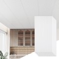 LooYee 24 Pcs 24"x48" PVC Fluted Drop Ceiling Tiles Waterproof ...