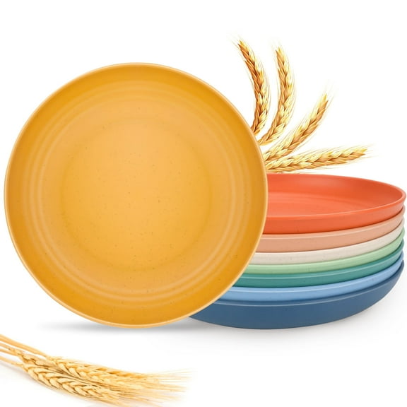 Melamine Dinner Plate Plastic Outdoor Butter Plates Set Lightweight ...