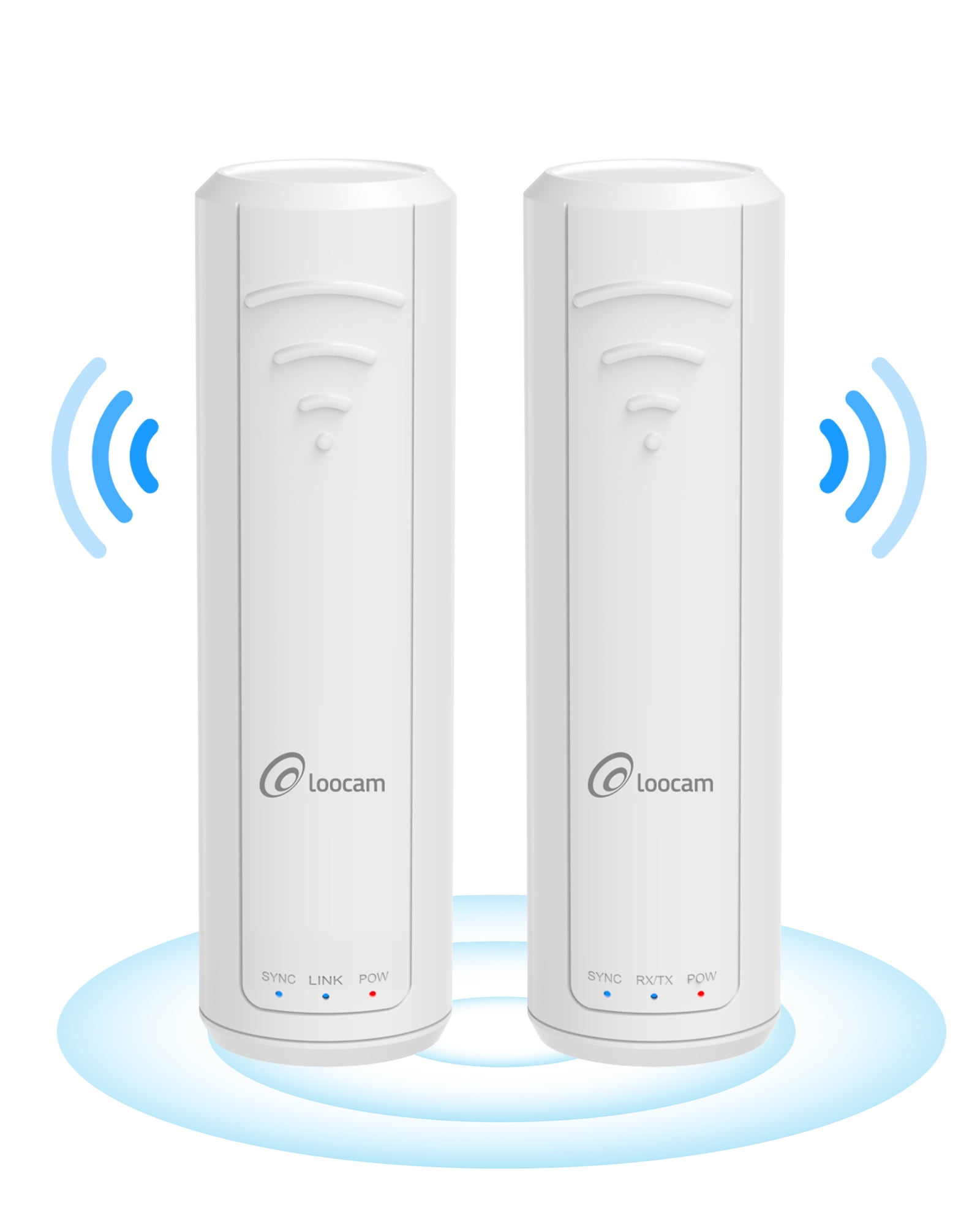 Loocam Long Range WiFi Extender Set with Transmitter and Extender ...