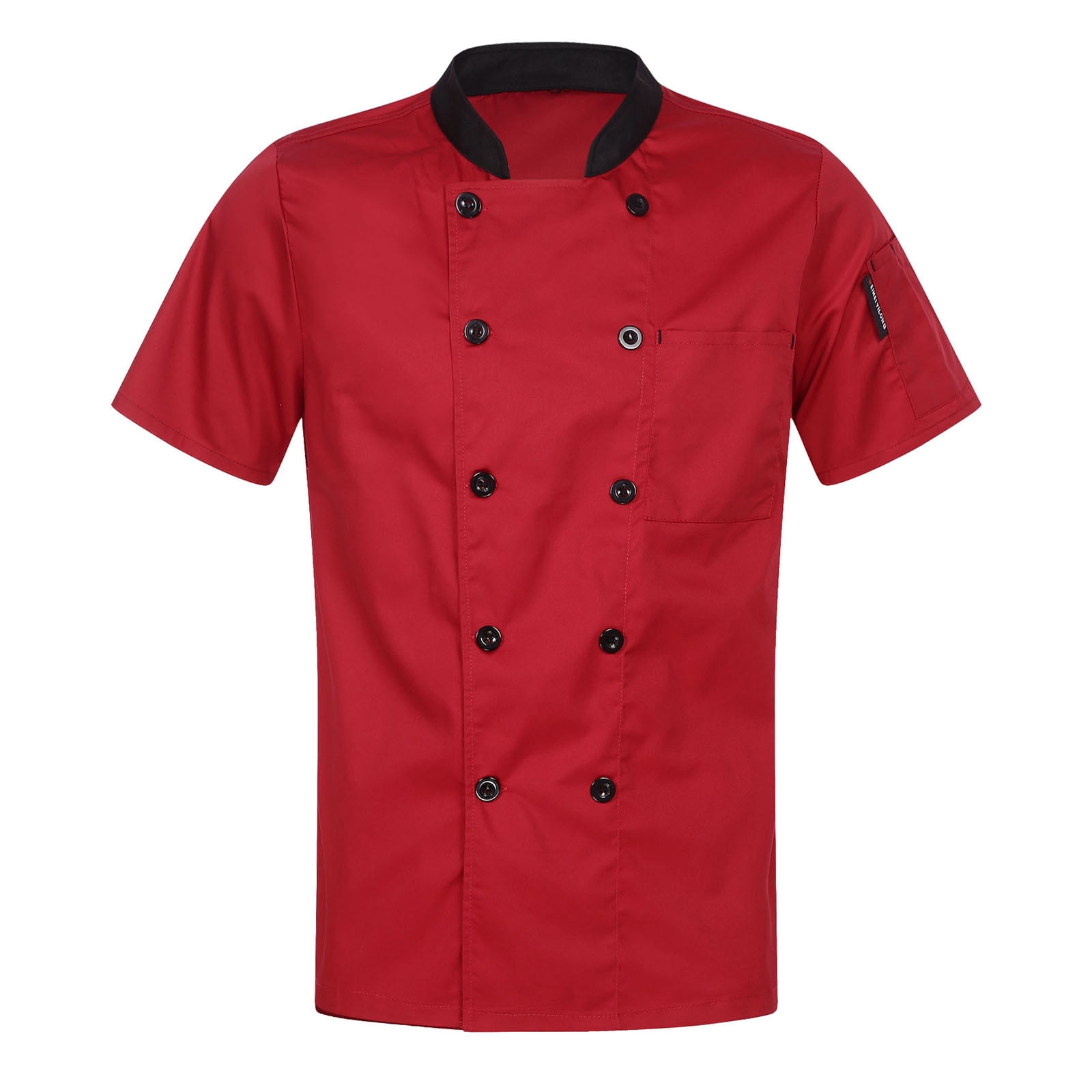 Loodgao Men Women Professional Chef Coat Double-Breasted Chef Jacket ...
