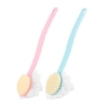 Loofah Back Scrubber Long Handle Shower Body Brush with Soft Mesh ...