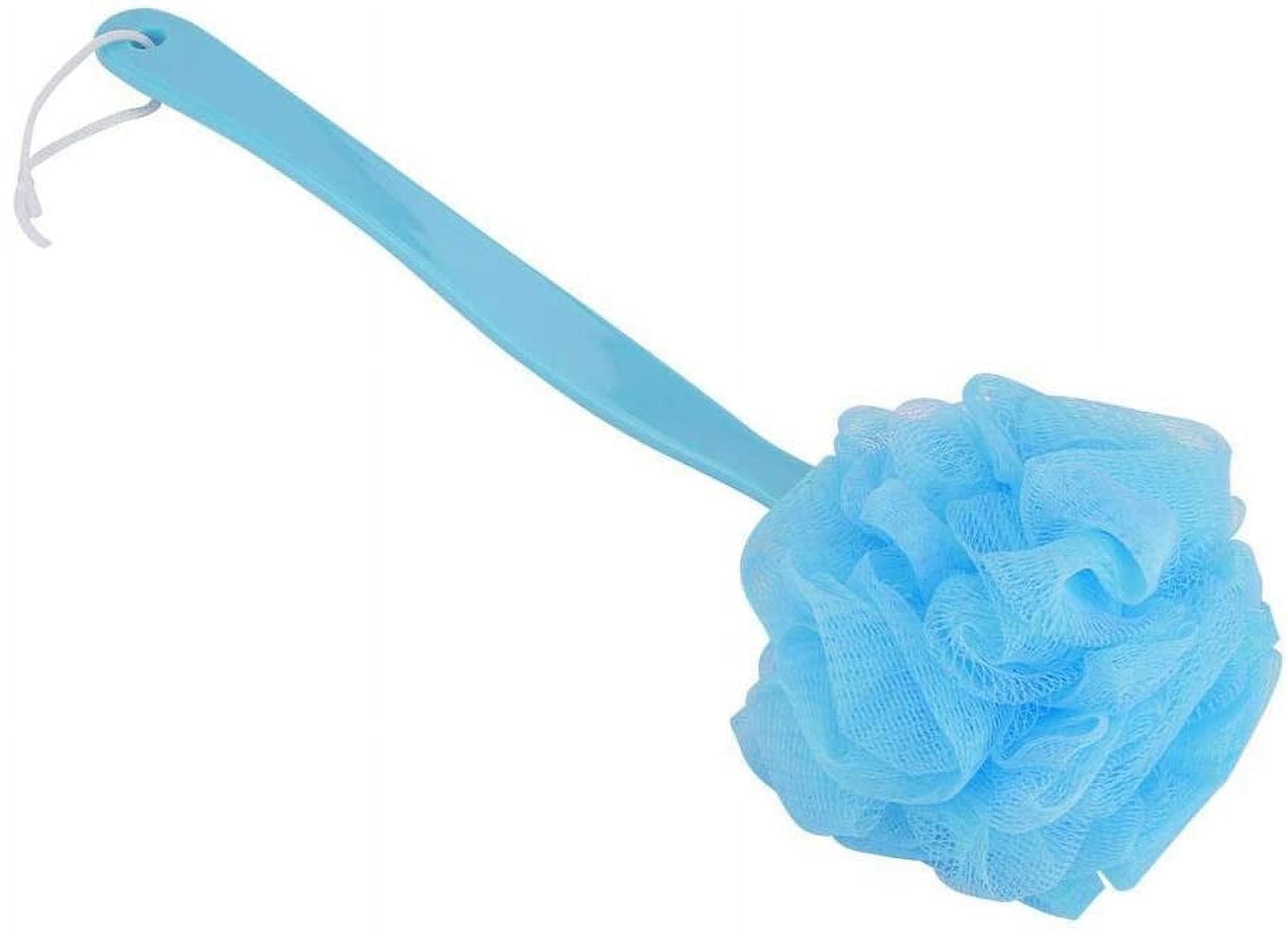 Loofah Back Scrubber, Long Handle Bath Brush, Soft Nylon Mesh Sponge ...