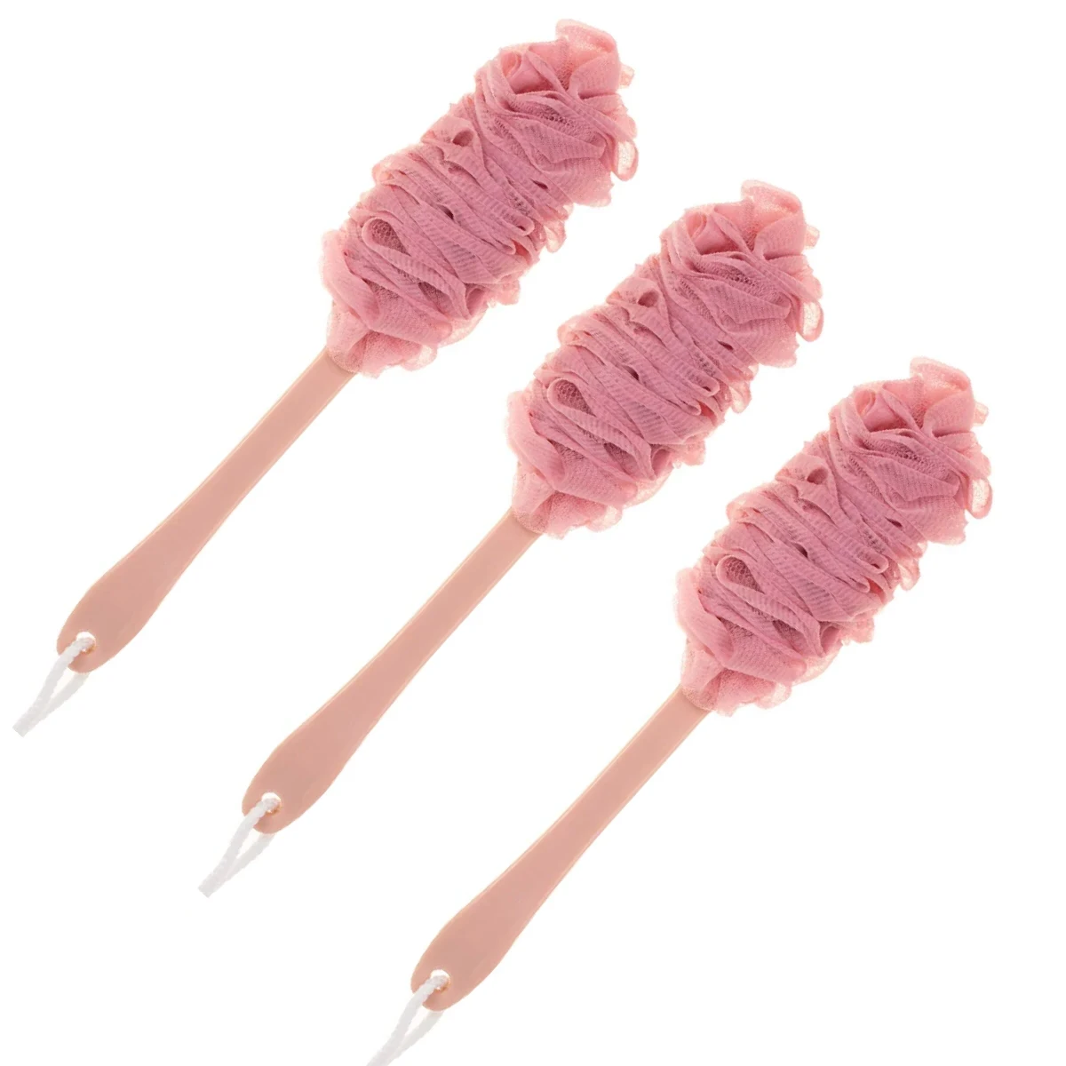 Loofah Back Scrubber for Shower, Long Handle Bath Sponge Lufa Shower ...