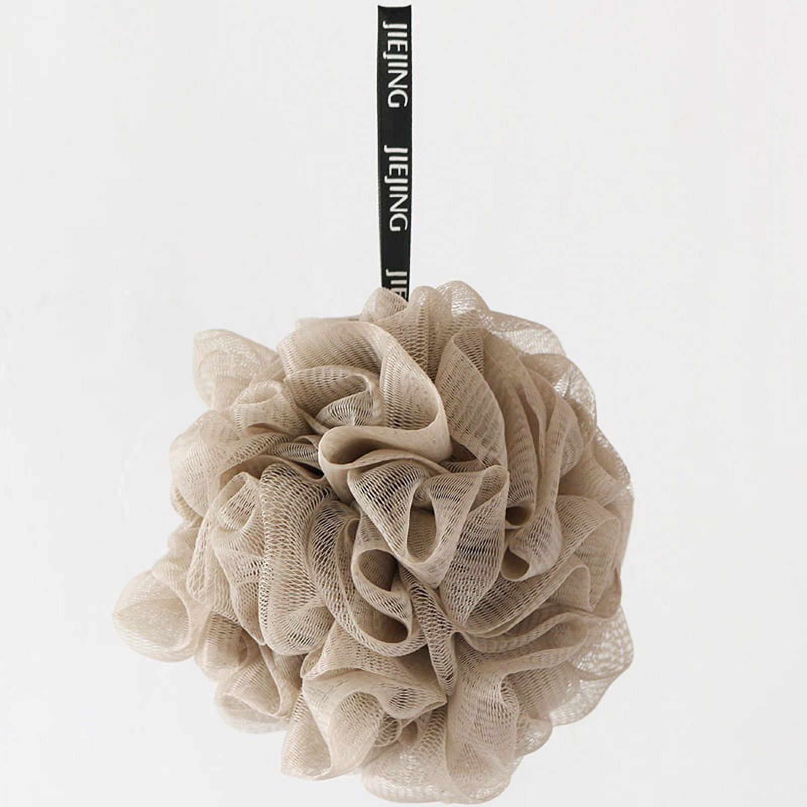 Loofah-Bath-Sponge Set by Shower Bouquet 2-Pack, Extra Large Mesh Pouf ...