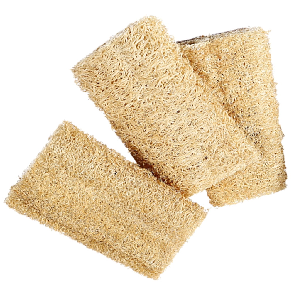 3pcs Natural Loofah Sponge for Versatile Cleaning and Dish Scrubbing ...