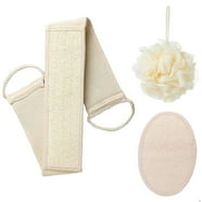 Walmart's Large Loofah Bath Sponge 4 Pack - 75g Mesh Puff, Exfoliating ...
