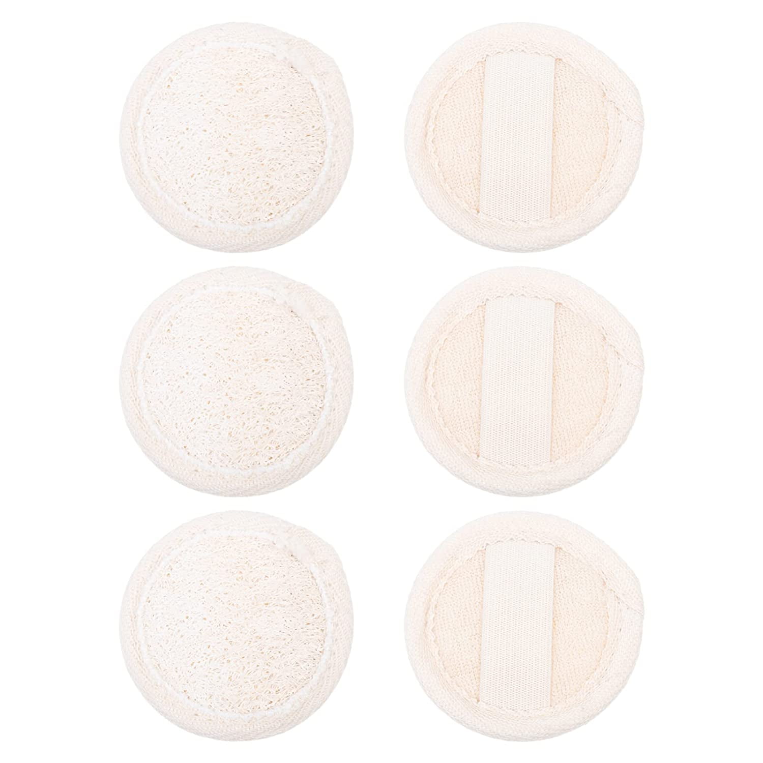 Loofah Face Pads, Premium Exfoliating Facial Loofah Scrubbers Loofah ...