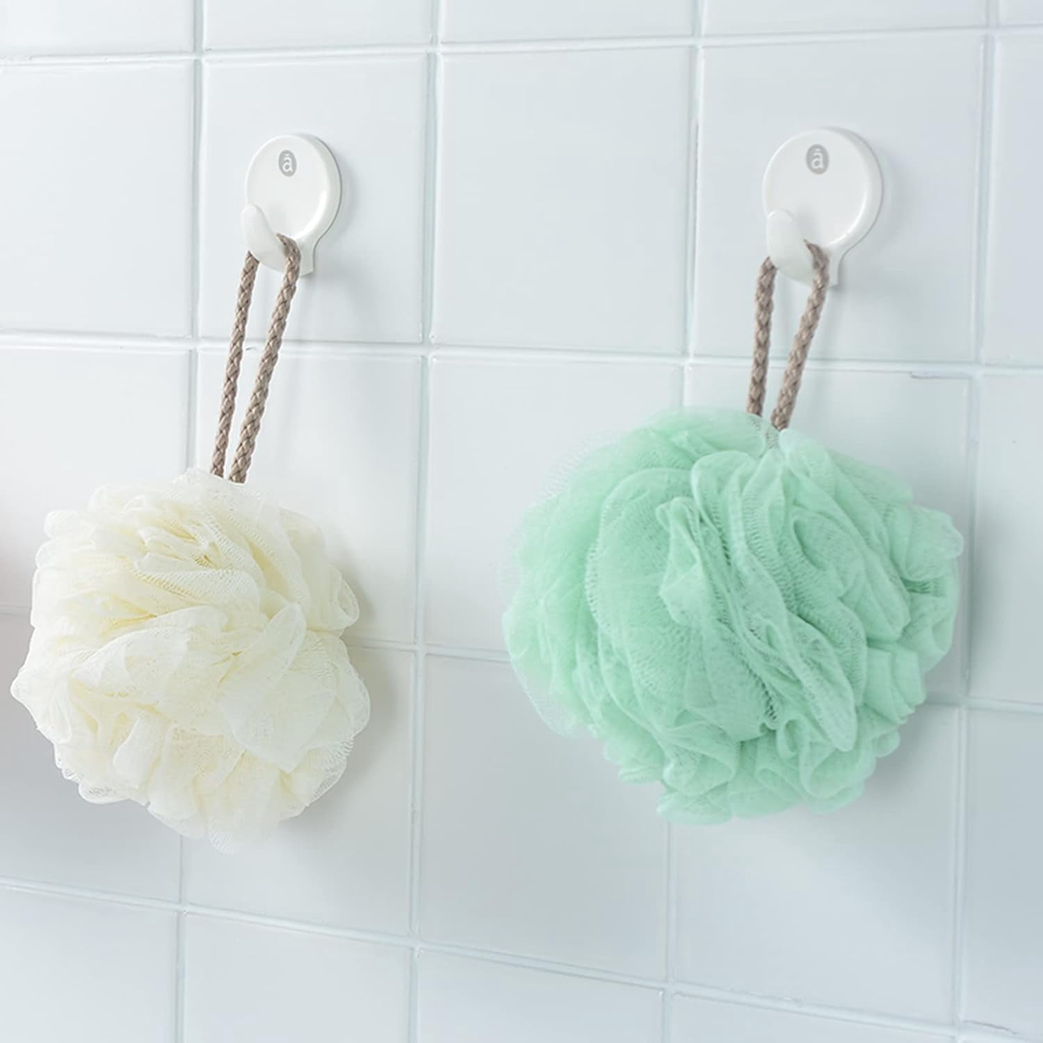 Loofah Sponge Shower Loofahs Bath Sponges Mesh Balls for Body Scrubber ...
